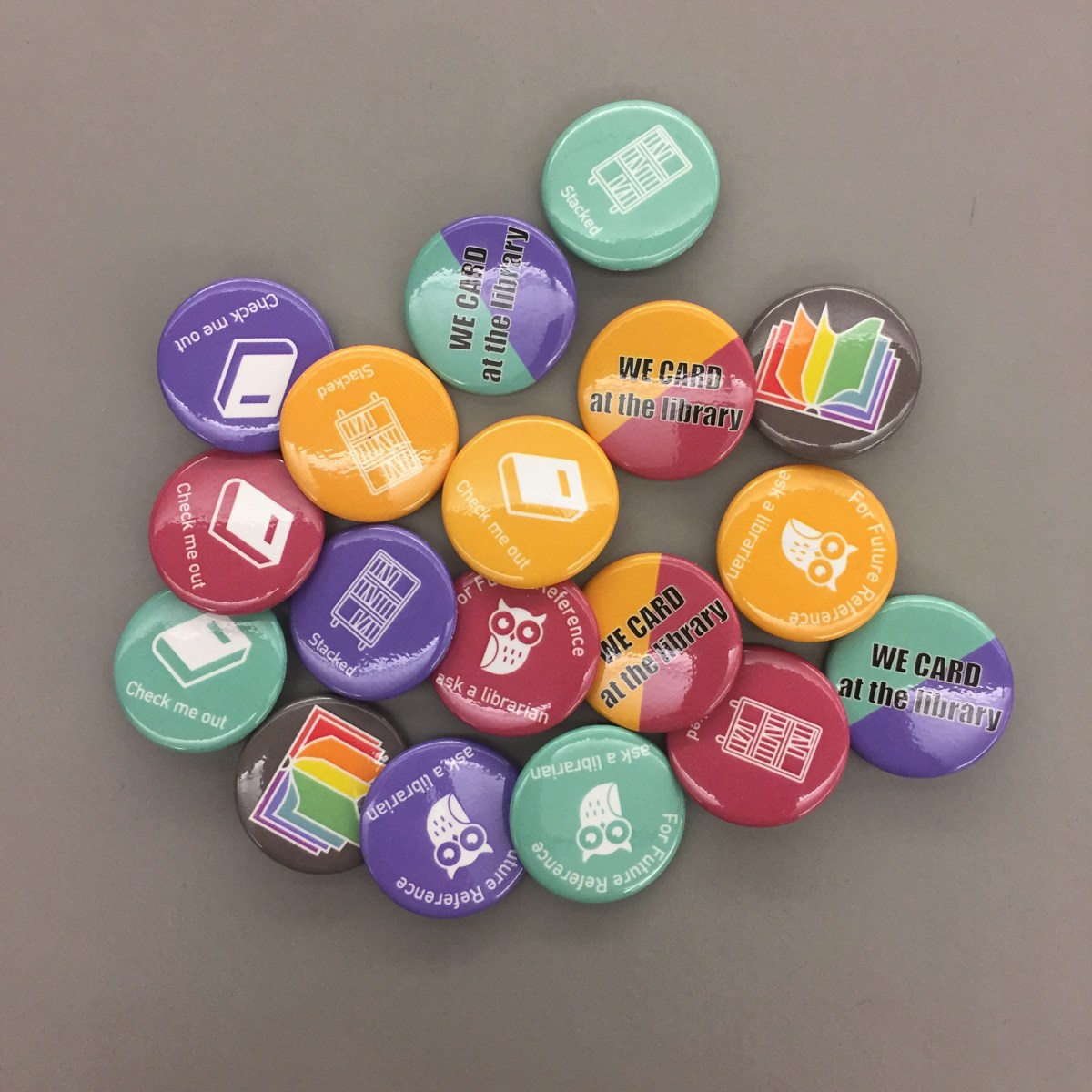 Outreach Using Buttons – Librarian Design Share
